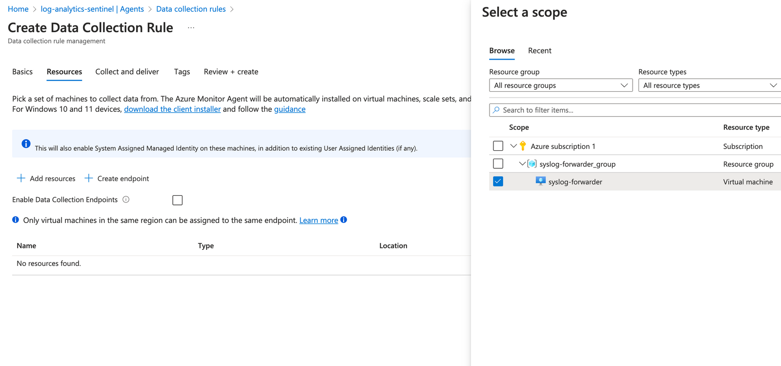 Creating and onboarding a Syslog Forwarder into Sentinel (Azure VM) (Easy) Creating and onboarding a Syslog Forwarder into Sentinel (Azure VM) (Easy)