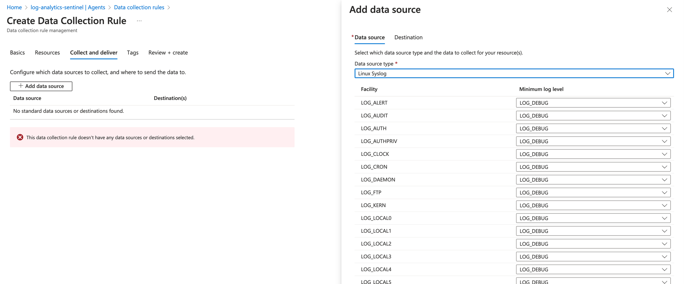 Creating And Onboarding A Syslog Forwarder Into Sentinel Azure Vm Easy