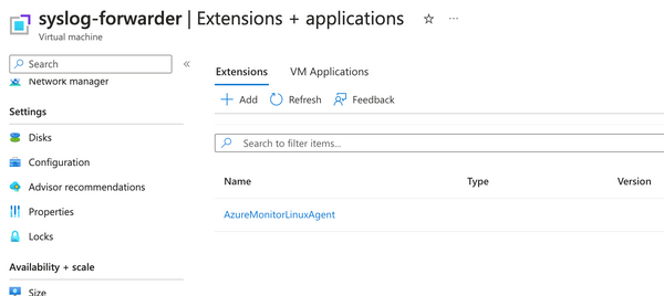 Creating And Onboarding A Syslog Forwarder Into Sentinel Azure Vm Easy